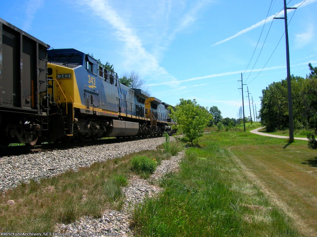 CSX 343 on E445-13